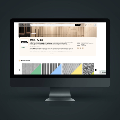 RECKLI structures of the SELECT series now also on bimobject.com ...